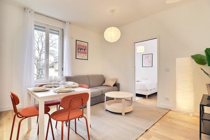 L'origami - Charmant Appartement Rénové Avec - Rillieux-la-Pape
