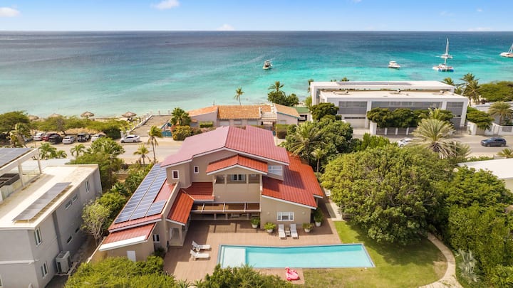 Beach Front 5br | Catalina Beach House By Bocobay - Aruba
