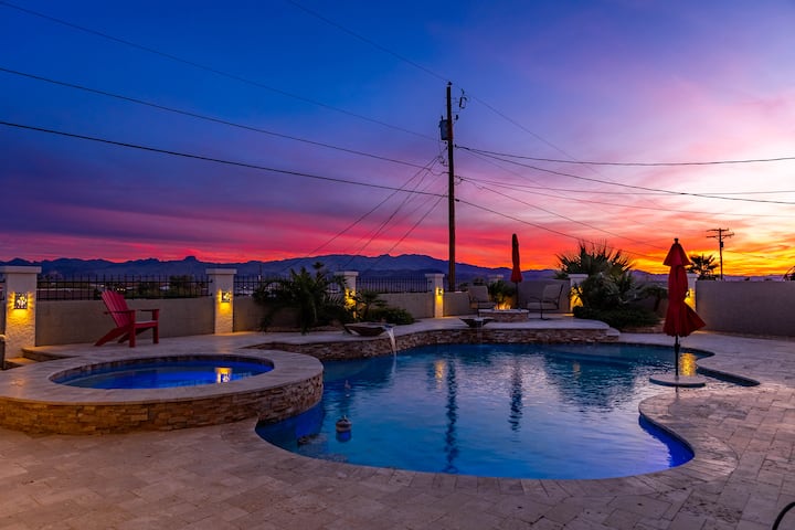 New Luxury Home | Pool | Spa | Gameroom | Views! - Lake Havasu City, AZ
