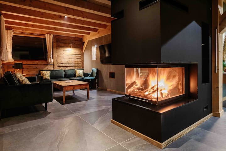Magnifique Chalet Avec Piscine - Areches Beaufort