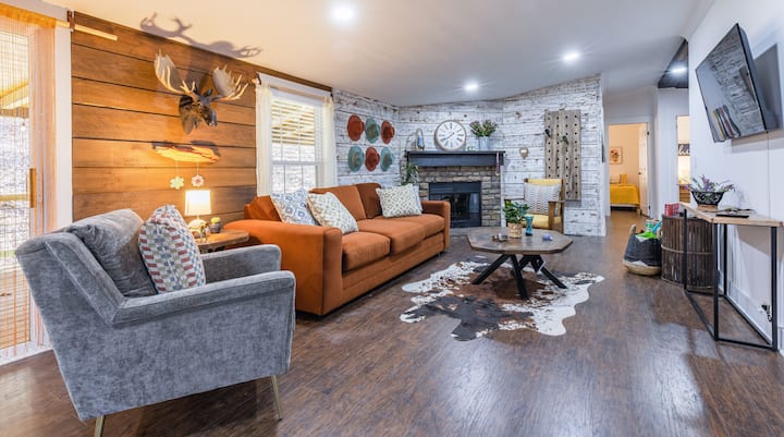 Cabin 15 Min From Ellijay With Creek & Fire Pit - Ellijay, GA