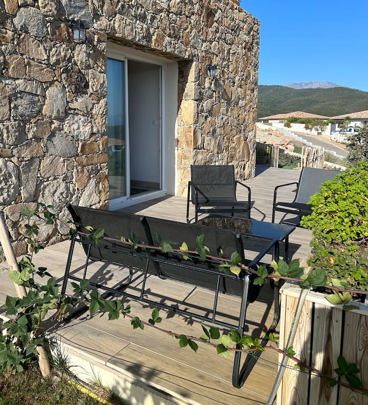 Mini Villa Vue Mer Et Montagne - Solenzara