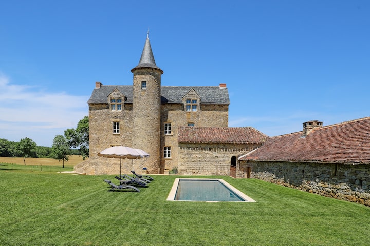 Séjour D’exception Dans Un Château Avec Piscine - Villefranche-de-Rouergue