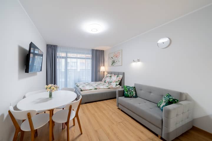 Air-con Kitchen Netflix Balcony Close To The Sea - Kołobrzeg