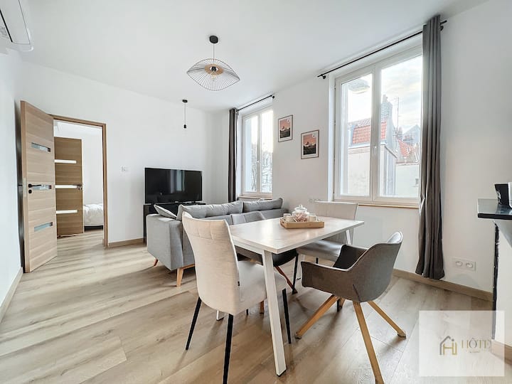 En Bord De Mer- Appartement Turenne à 200m Demalo - Dunkerque