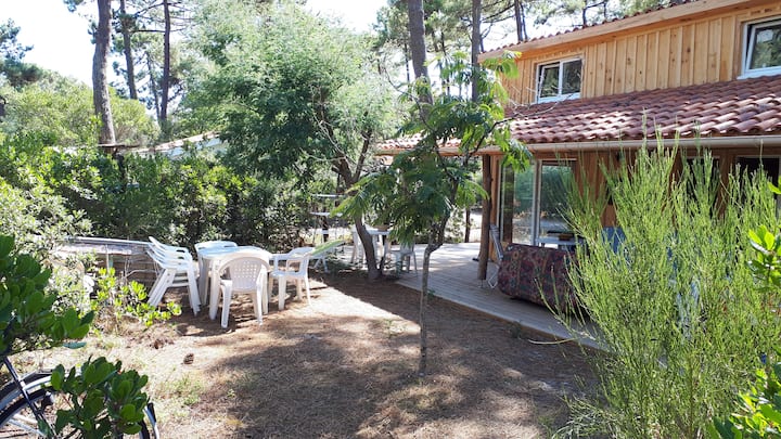 Grand Bungalow Tout Confort Chm Naturiste 8 P - Vendays-Montalivet