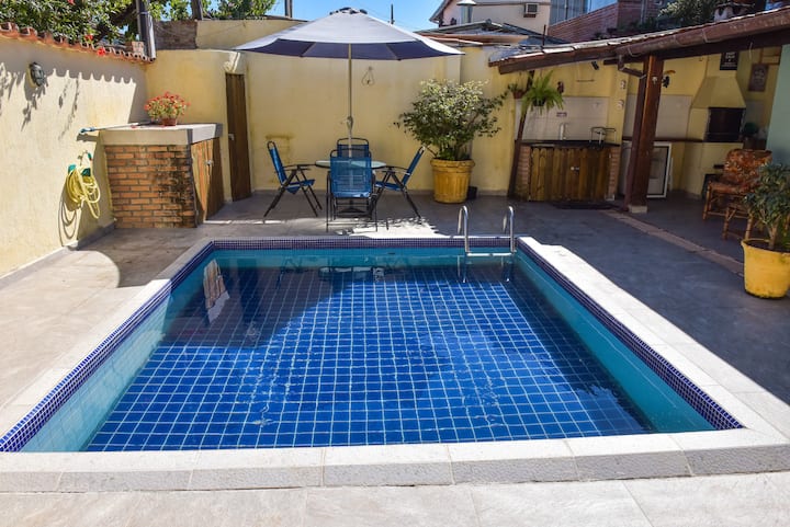 10 Pessoas Ar Cond Churrasq - Ilhabela