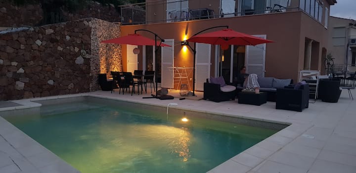 Villla With Beautiful Sea View - Théoule-sur-Mer