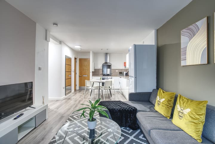 2br City Centre Apt Self Check In Wifi | By Derbnb - 셰필드