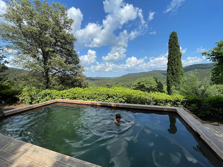 Mas "Altéas", En Cévennes, Avec Piscine Naturelle - Gard