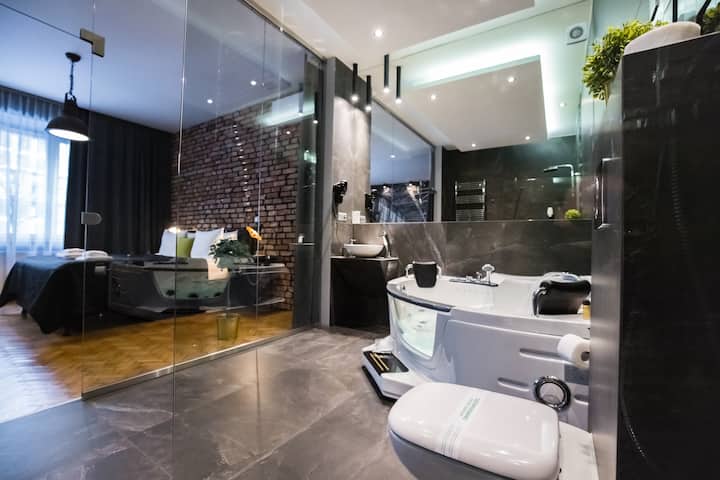 Oldtown Jacuzzi 11 Bedrooms Kitchen Upto 36people - Kraków
