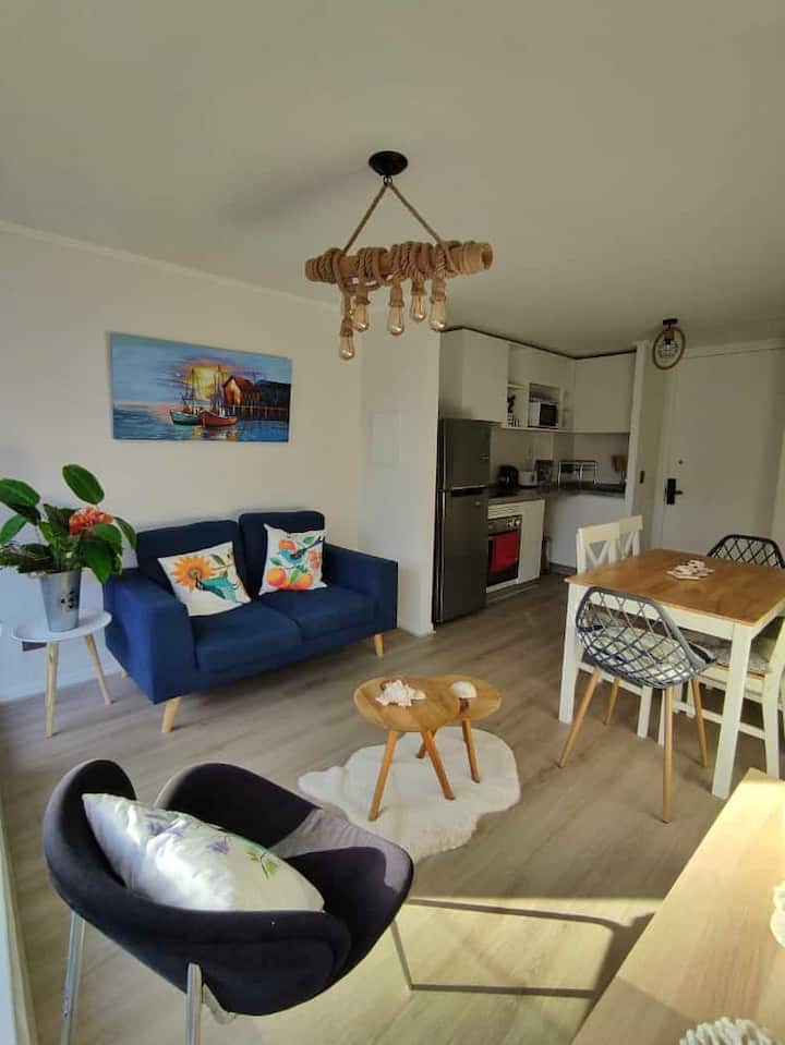 Encantador Dpto En Papudo - Papudo