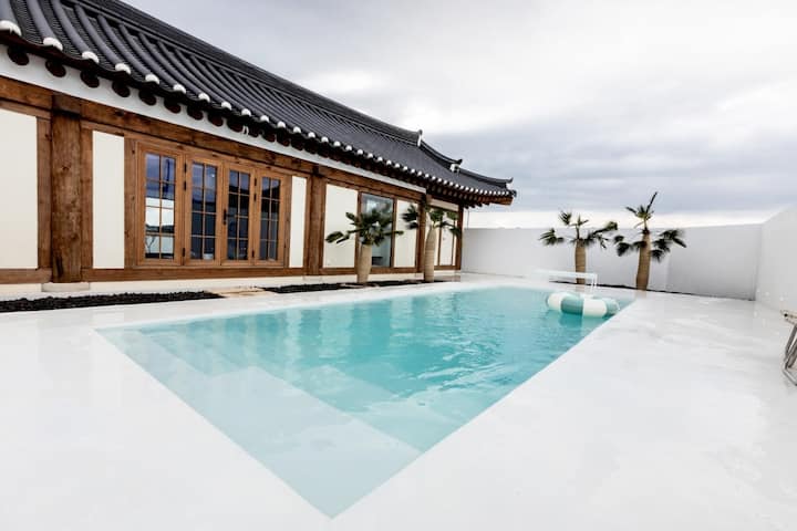 한옥 스테이 온소래미 C동/독채 숙소 아름다운 자연경관 마운틴뷰 주방 - Gyeongju-si