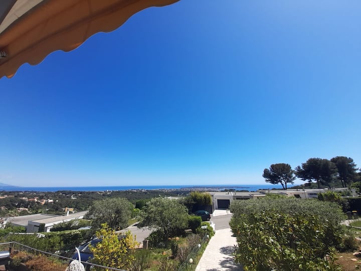Villa Californienne Vue Mer Piscine - Vallauris
