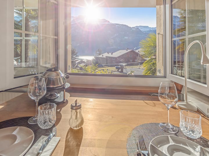 5' To Lake+train, 1 Room Apt, Terrace, Parking. - Brienz
