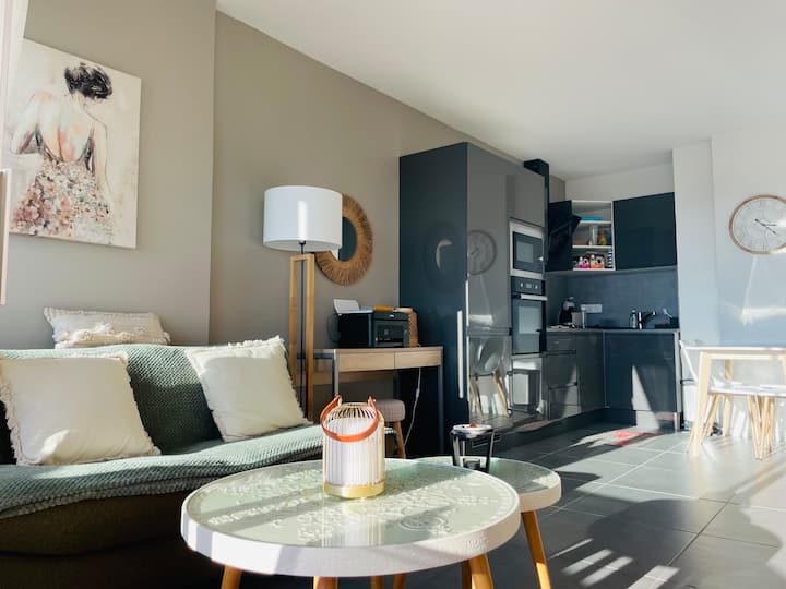 Grand Studio Vue Mer 4 Pers - Palavas-les-Flots