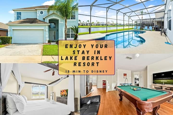 Family Retreat At Lake Berkley Resort! - Kissimmee, FL