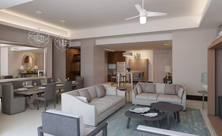 Grand Luxxe 3 Br Spa Tower Nuevo Vallarta - Nuevo Vallarta