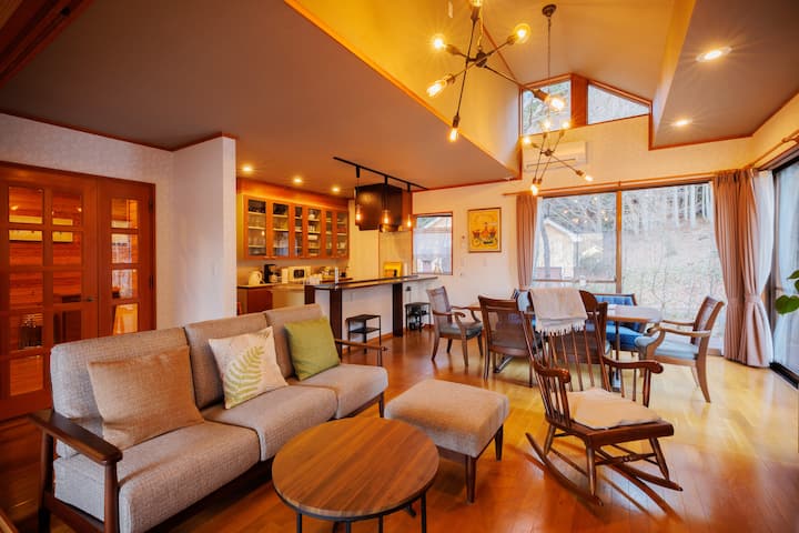 『Zao Forest House 843』 ｜カフェレストラン券付き｜温泉付貸別荘｜ガイアリゾート - Miyagi