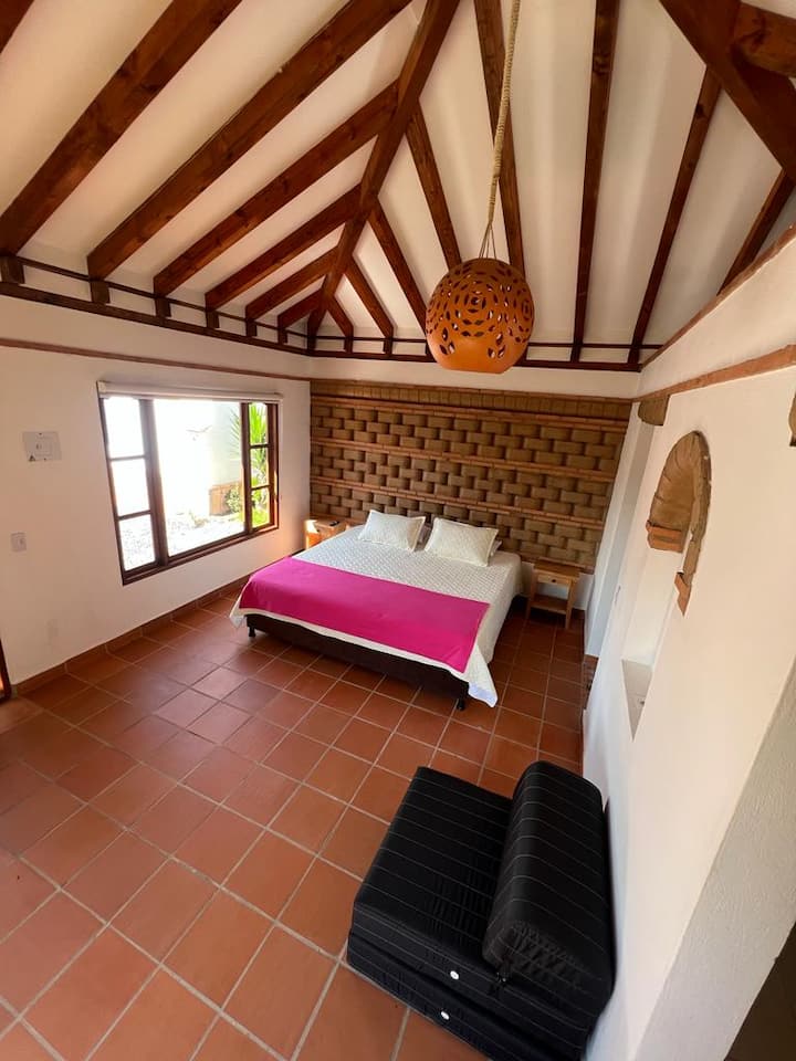 Cabaña Con Jacuzzi Villa De Leyva Buganvilla - Sutamarchán