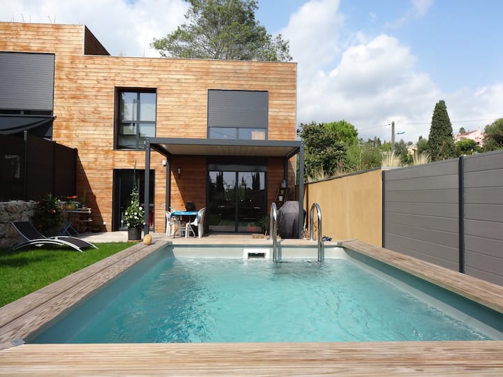 Agréable Maison Contemporaine - La Colle-sur-Loup