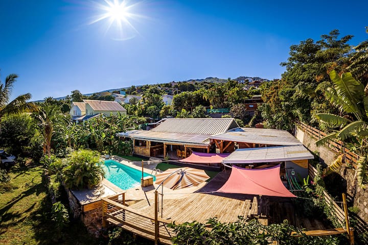 Villa Ô Pieds Nus 8 Pers Piscine Parking Privé - La Réunion