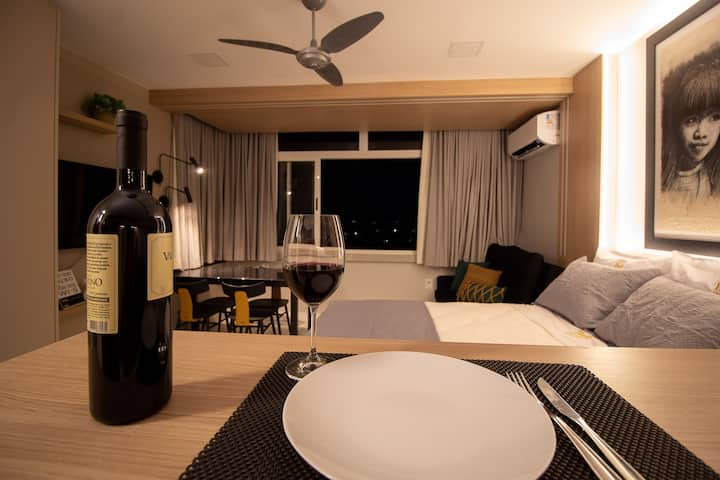 S 209 Moderno C/ Vista Espetacular Paz Luxo Bnb - Porto Alegre