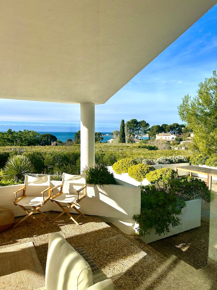 Villa Contemporaine Vue Mer Jardin Sanary-sur-mer - Sanary-sur-Mer