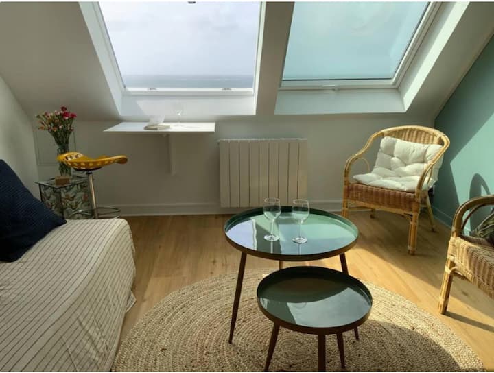 Appartement La Sirène -Vue Mer, Plage De Trescadec - Audierne