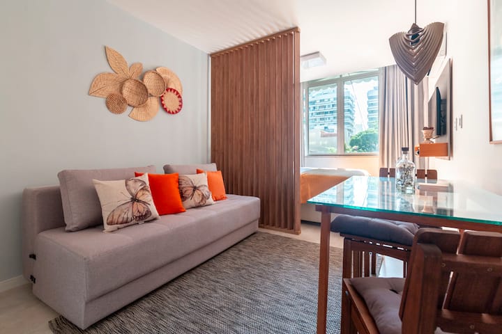 Curtaipanema: Modern Studio, Complt,4 Min To Beach - Ipanema