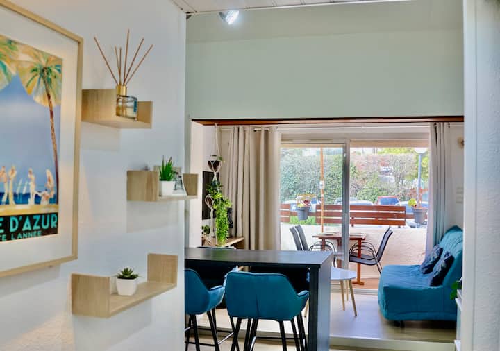 T2 En Mezzanine Avec Piscine Clim Et Parking - Cagnes-sur-Mer