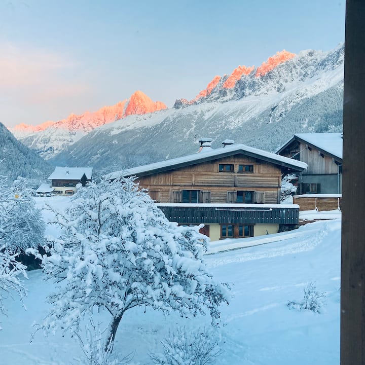 Chambre Salle De Bain Privée, Accès Espace De Vie - Les Houches