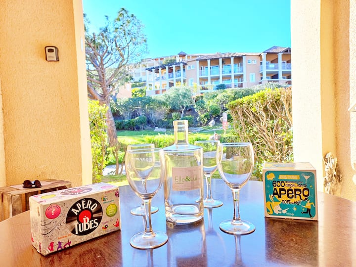 Cap Estérel Village : 4/5pers-rdj-coin Nuit Séparé - Agay