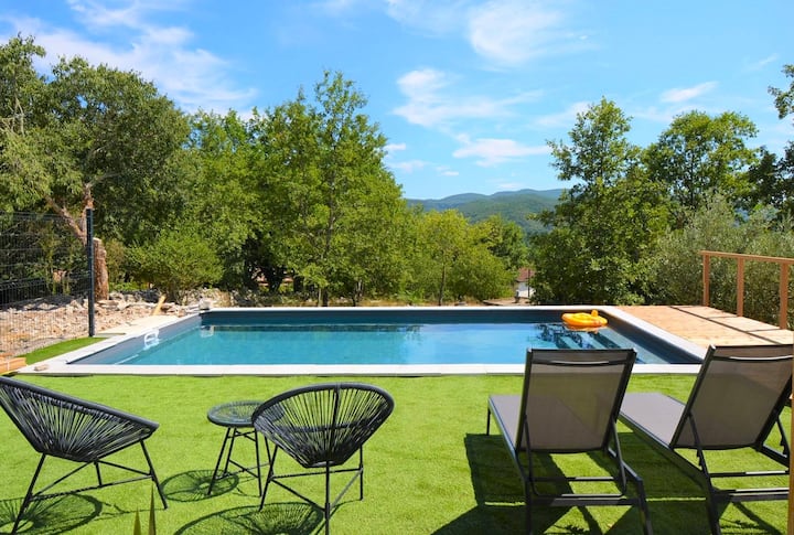 Mas Georges, Confort Et Piscine - Ruoms