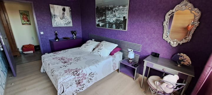 Chez Caro - Habitación 1/3 *Lilas* - Palamós