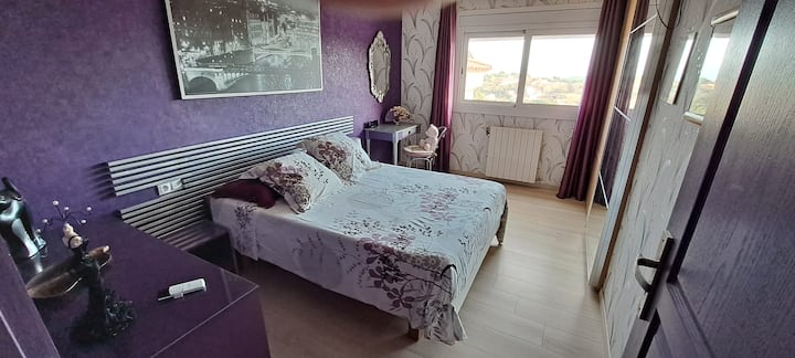Chez Caro - Habitación 1/3 *Lilas* - Palamós
