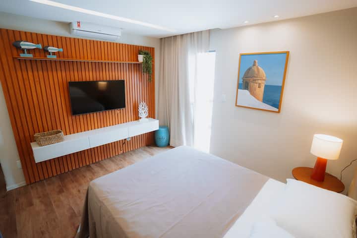 Apt Completo A Beira-mar +Acesso Grátis Beach Club - Rio Vermelho