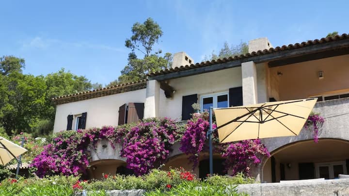 Villa Vue Mer Piscine Clim - Bormes-les-Mimosas