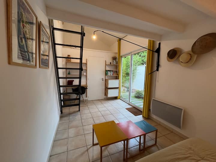 Studio Vue Jardin Proche Paris - Bois-Colombes