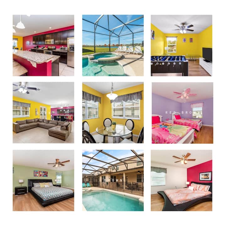 Modern Elegance | 7br Pool Villa | Disney Delight! - Kissimmee