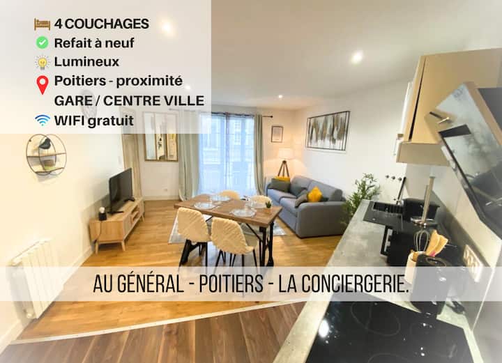 Le Général - 4guests - Poitiers - La Conciergerie. - Université de Poitiers