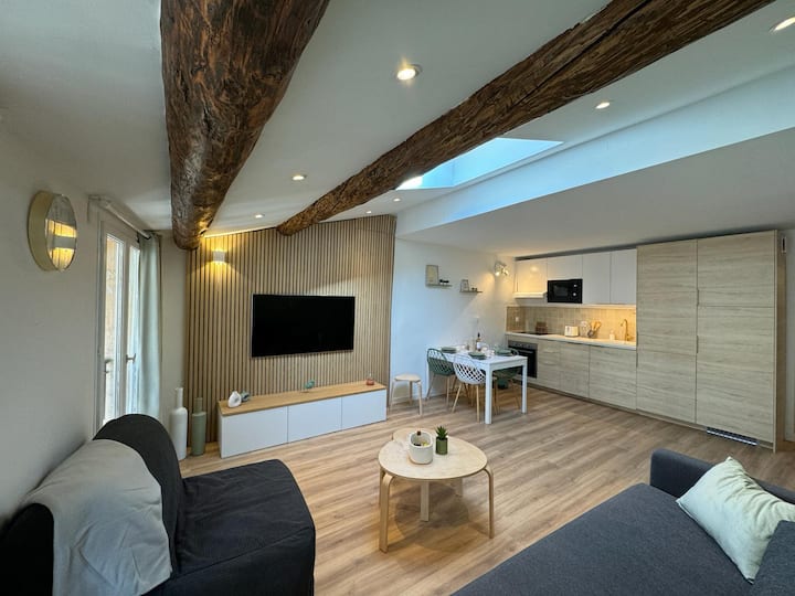 Les Bouteilles - T2 Hyper Centre -6p -Wifi - Aix-en-Provence