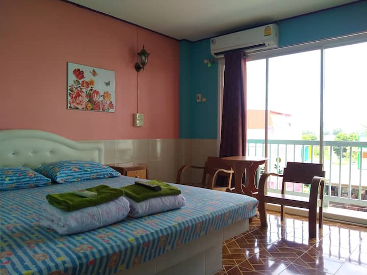 Air-con Room 1bed For 2 Persons - Thani
