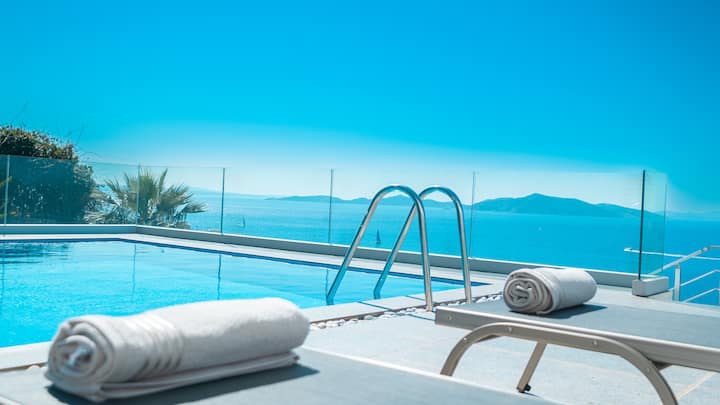 Villa Valentino - Full Sea View And Private Pool - Akyarlar