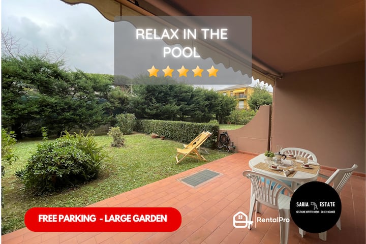 [Il Gabbiano] Piscine - Jardin - Parking Gratuit. - Ceriale