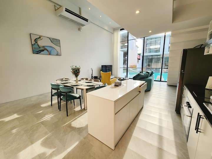 Unique Pool Slide Access Townhouse - Koh Samui