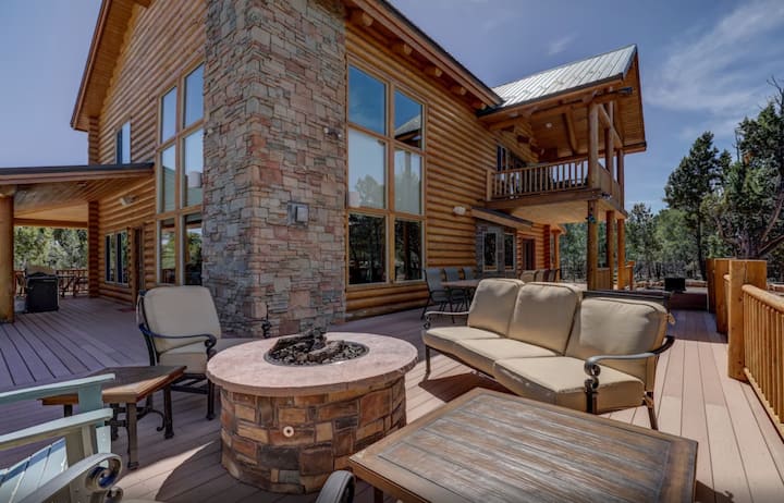 Authentic 4 Br Log Cabin, Pool Table, 7th Nt Free! - Zion National Park