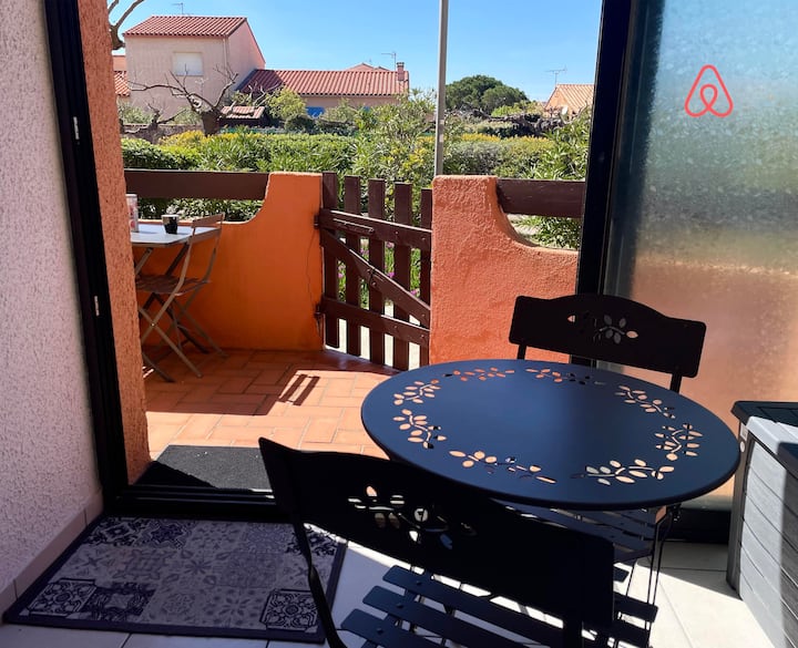 *Au Mas De La Mer* Charmant T2 - St Cyprien Plage - Saint-Cyprien