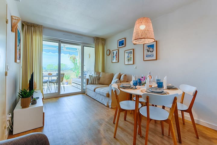 Superbe Appartment Avec Vue Mer - Antibes