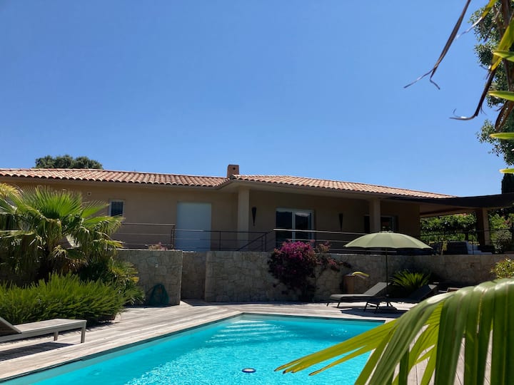 Villa 6 Pers. Piscine - Favone - Corsica